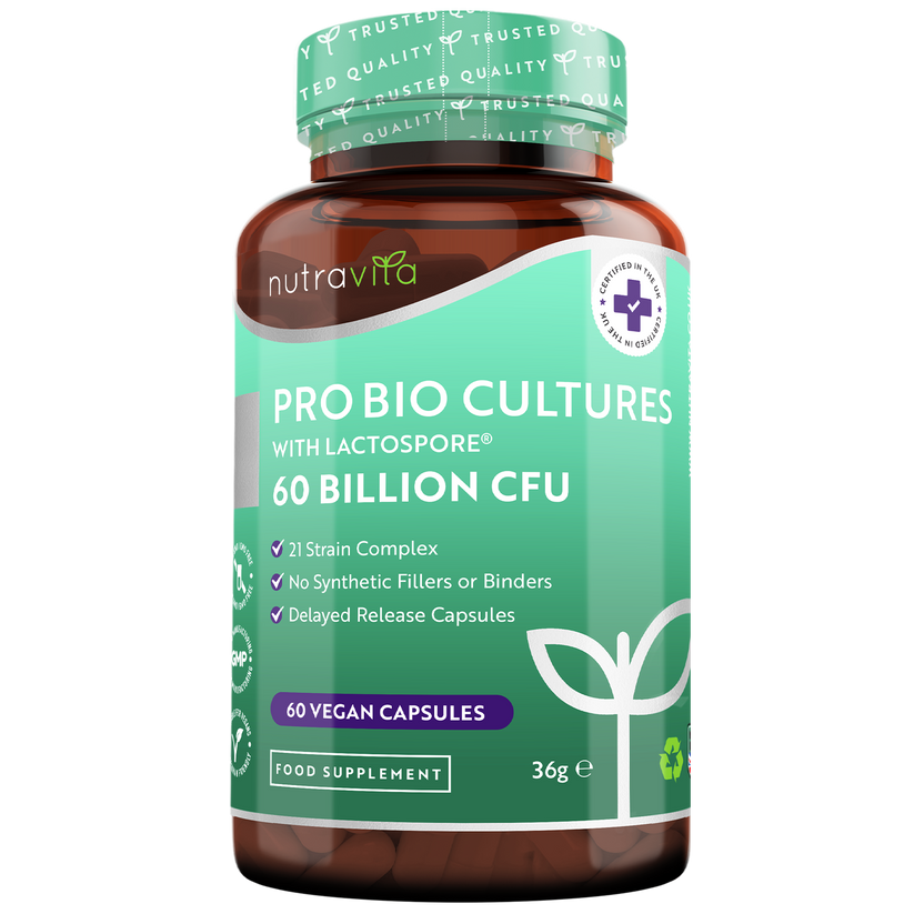 60 Billion CFU Bio Cultures Complex | Nutravita