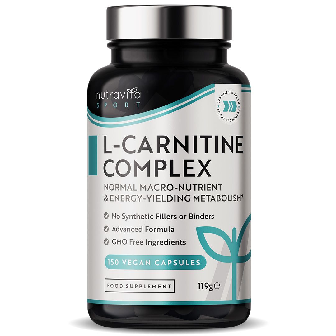 L Carnitine Capsules | 150 Vegan Capsules | Nutravita — Nutravita ...