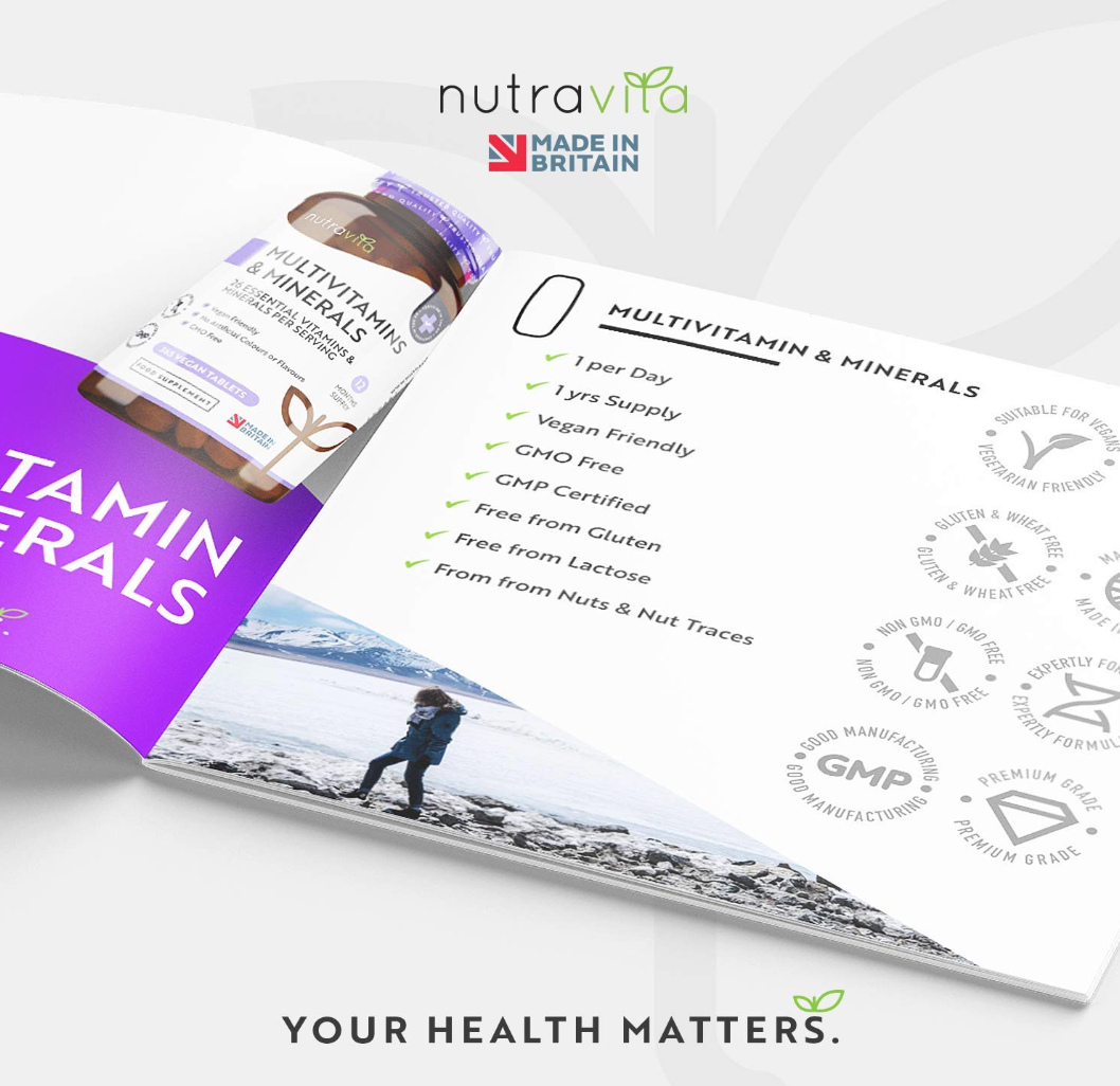 Multivitamin Minerals - Vegan & Vegetarian Multivitamins - Nutravita ...